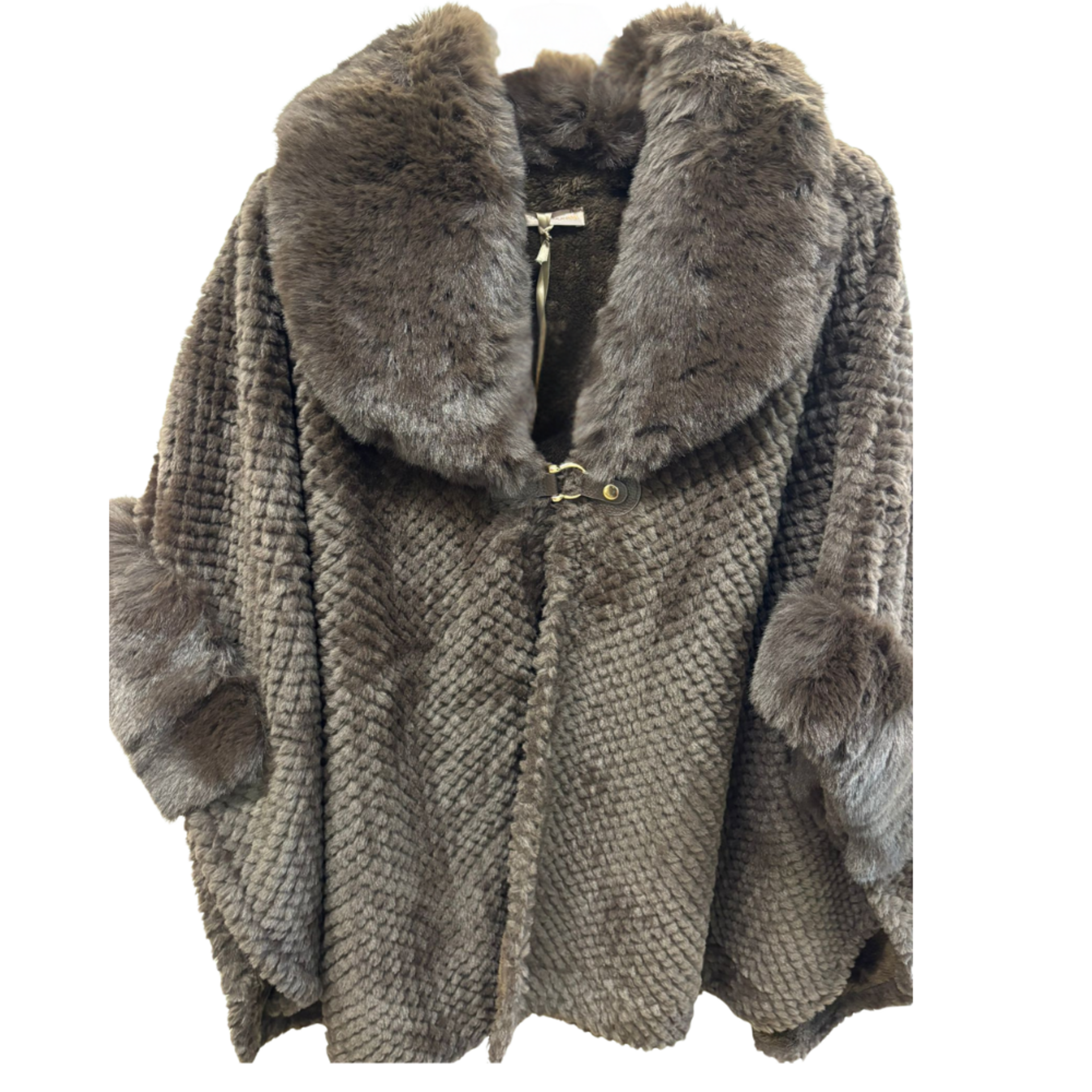 WOMEN'S FAUX FUR CAPE BELLA 10517 DONNABELLA | Quattro Stagioni Shop