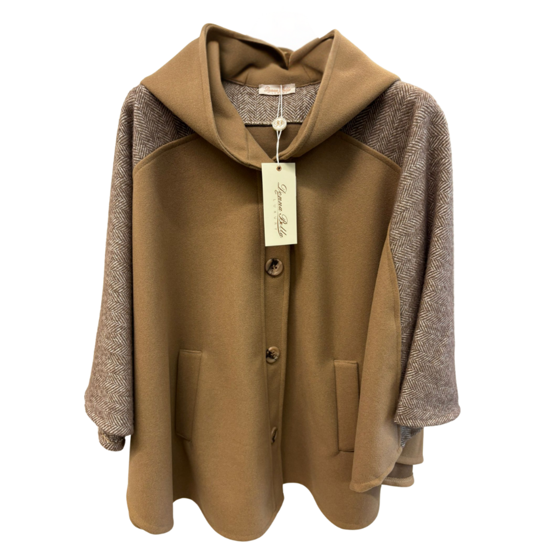 CAPA ABOTONADA DE MUJER BELLA 10653 DONNABELLA | Quattro Stagioni Shop