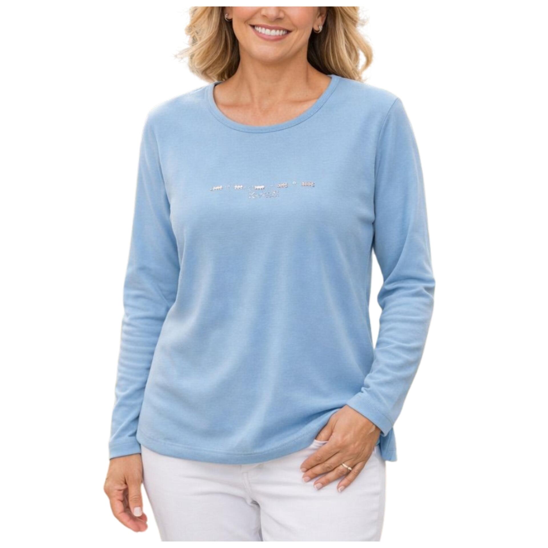 KARTIZA 10713 WOMEN'S CREW NECK LONG SLEEVE SWEATER Kartiza | Quattro ...