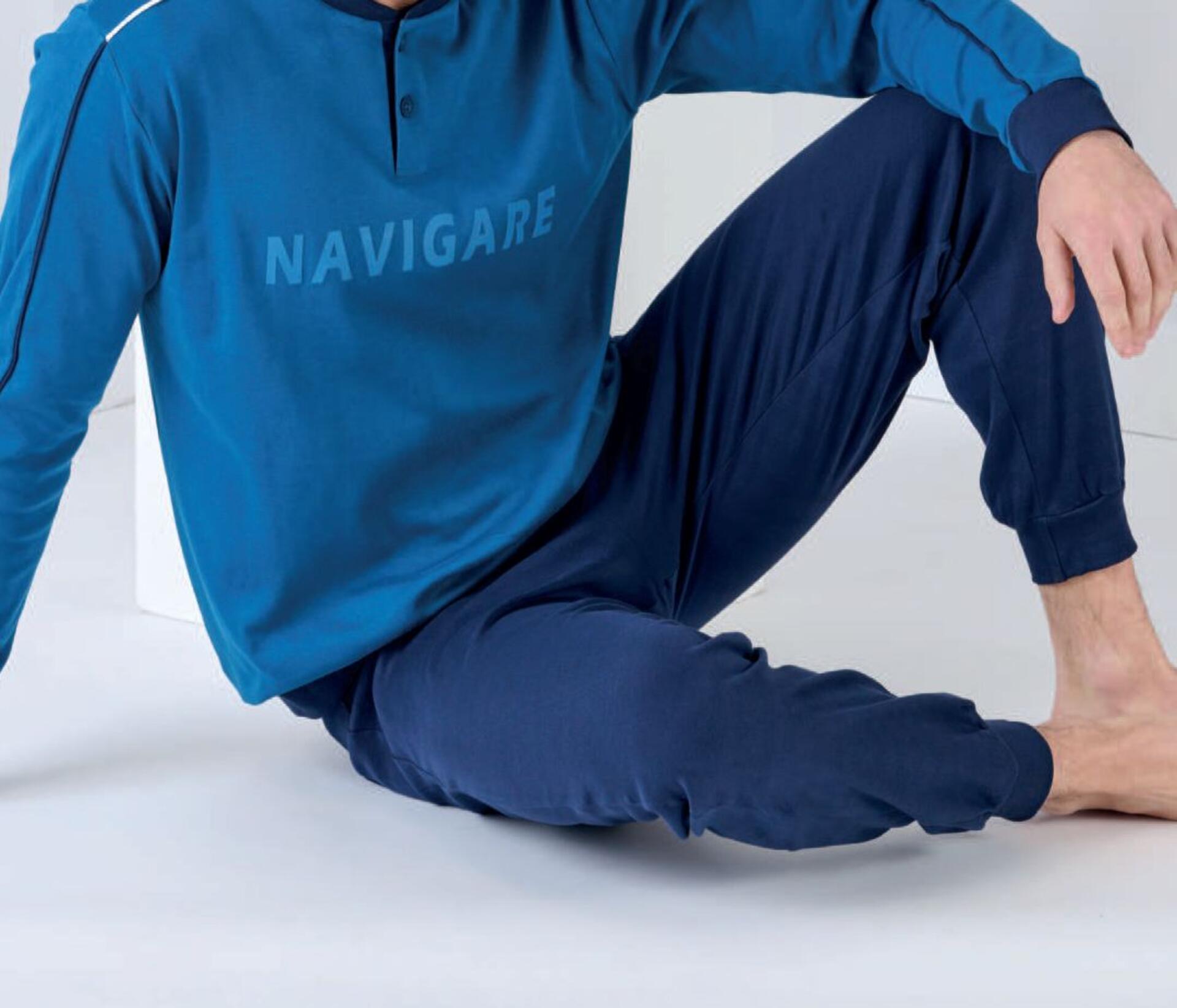 Pigiama da ragazzo in caldo cotone navigare 141903j Navigare Home ...