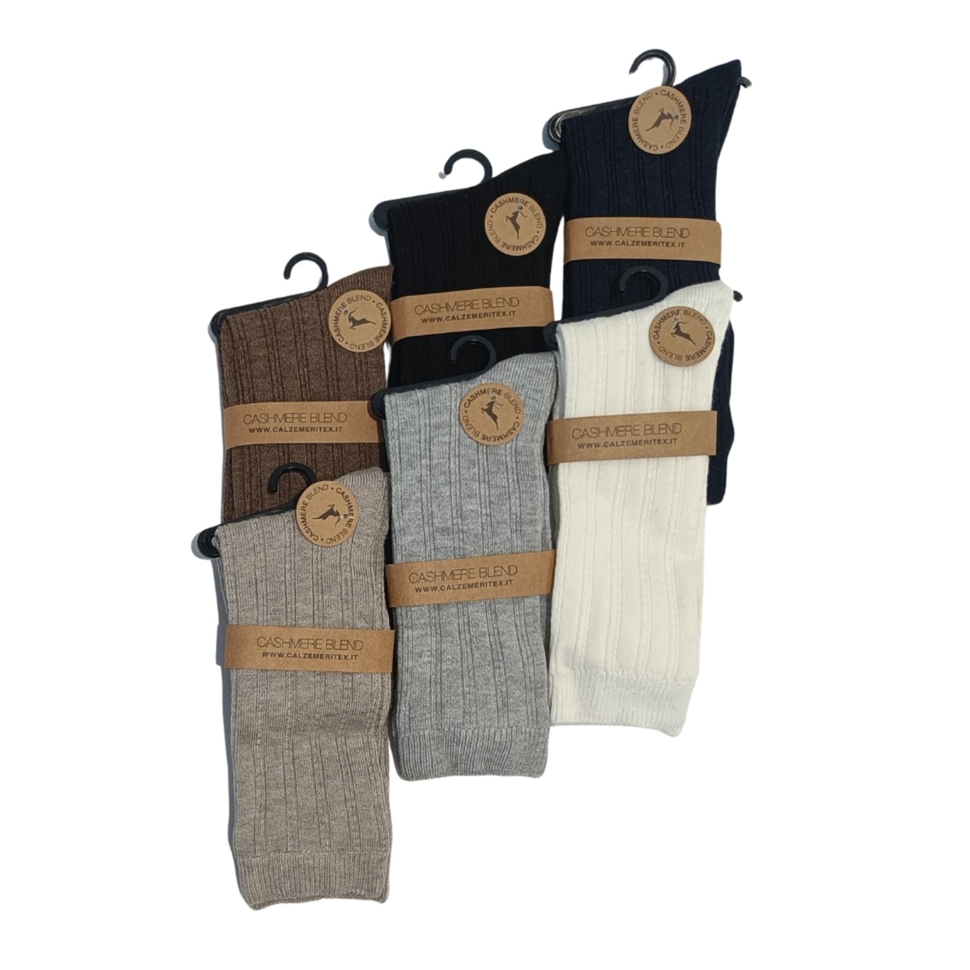 WOMEN'S MIDI CASHMERE BLEND MERITEX SOCKS Meritex | Quattro Stagioni Shop