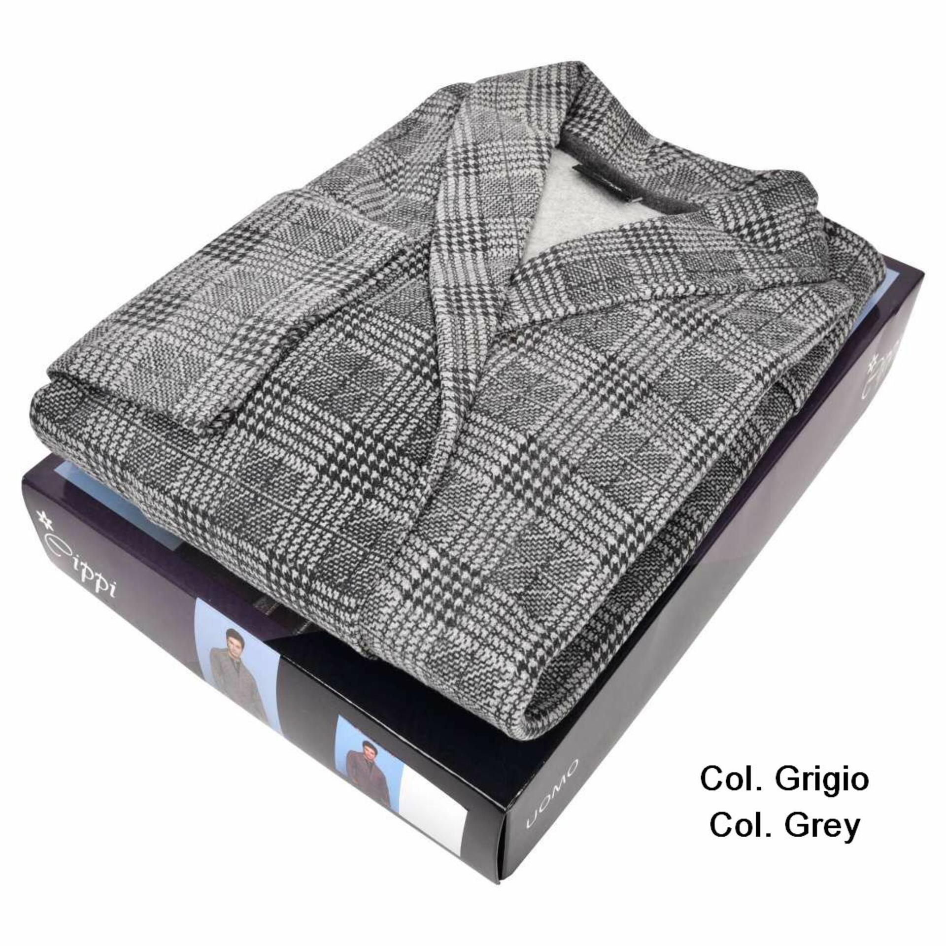 Men's fleece jersey night wear jacket Cippi 4882 Cippi | Quattro ...