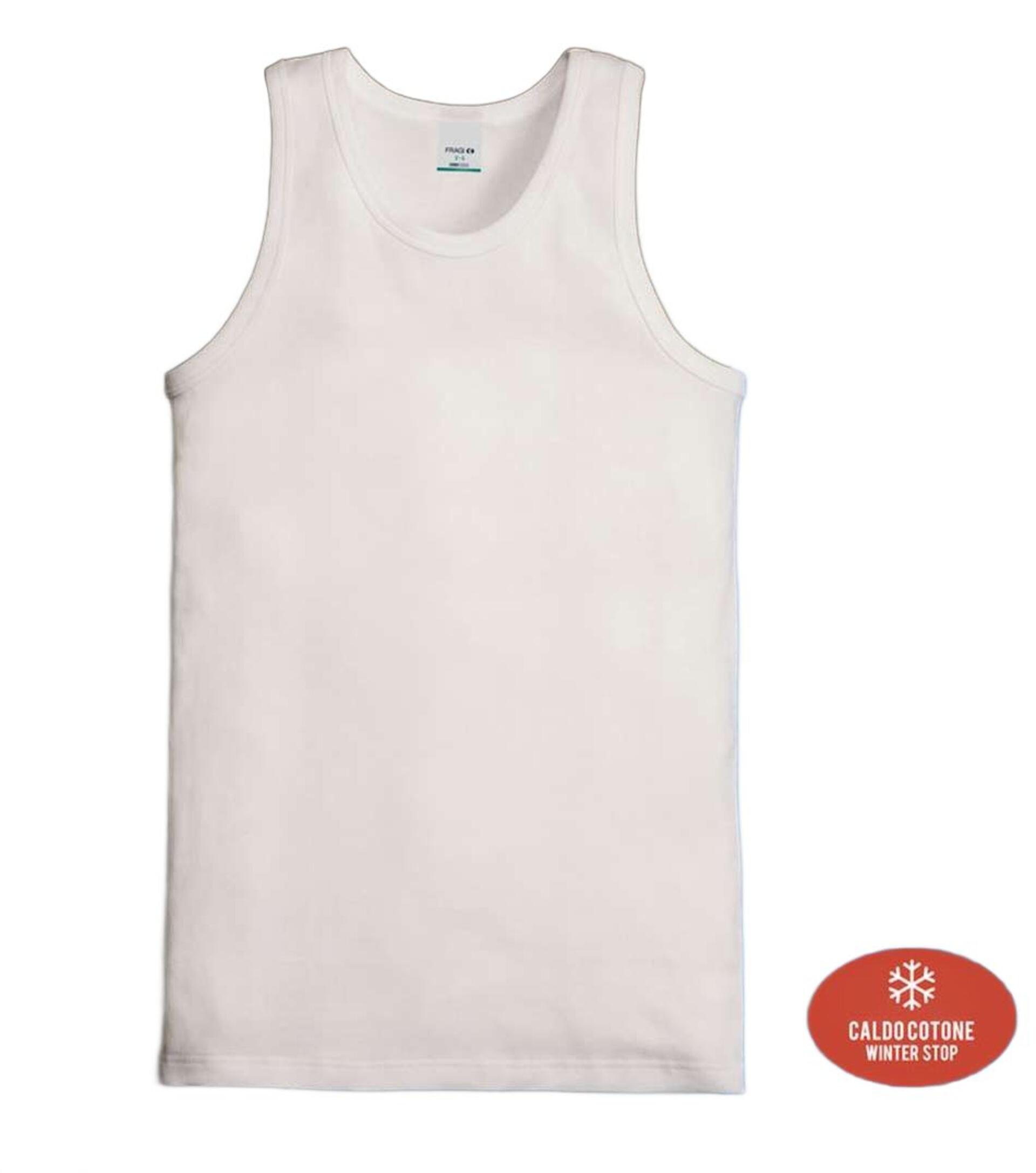 Canottiera uomo spalla larga in cotone felpato fragi 760 bianco Fragi ... Canottiera uomo spalla larga in cotone felpato fragi 760 bianco Fragi ...