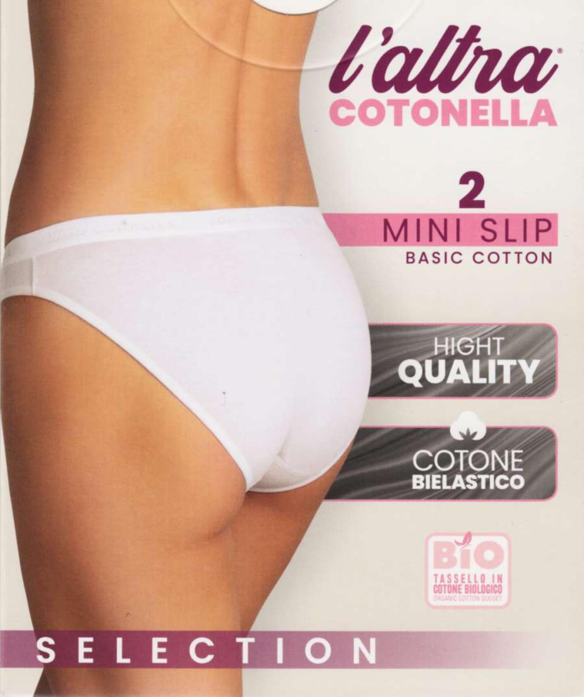 WOMEN'S MINI BRIEFS COTTONELLA 8125 (2 PAIRS) Cotonella | Quattro Stagioni Shop