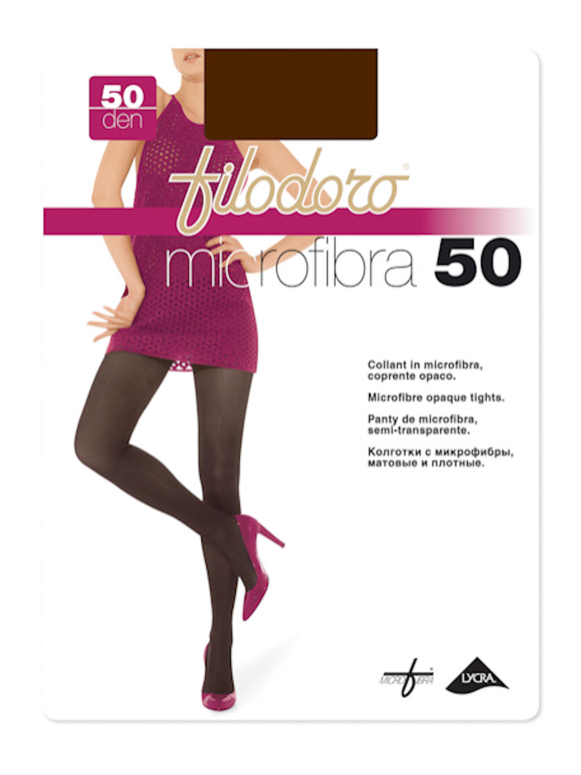 Collant coprente opaco donna filodoro microfibra 50 Filodoro | Quattro ...