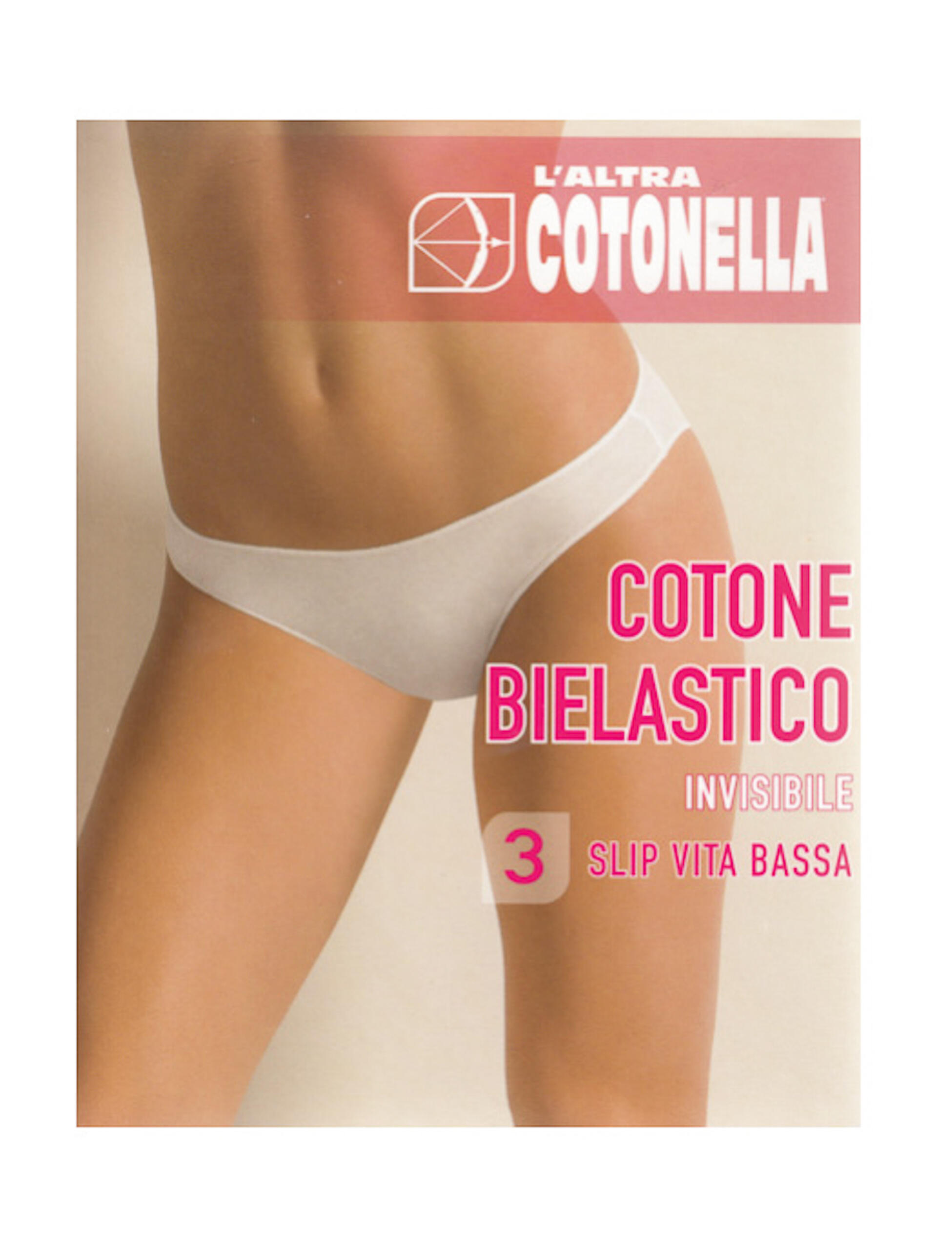 Slip vita bassa donna cotonella 3487- 3 paia Cotonella | Quattro Stagioni Shop