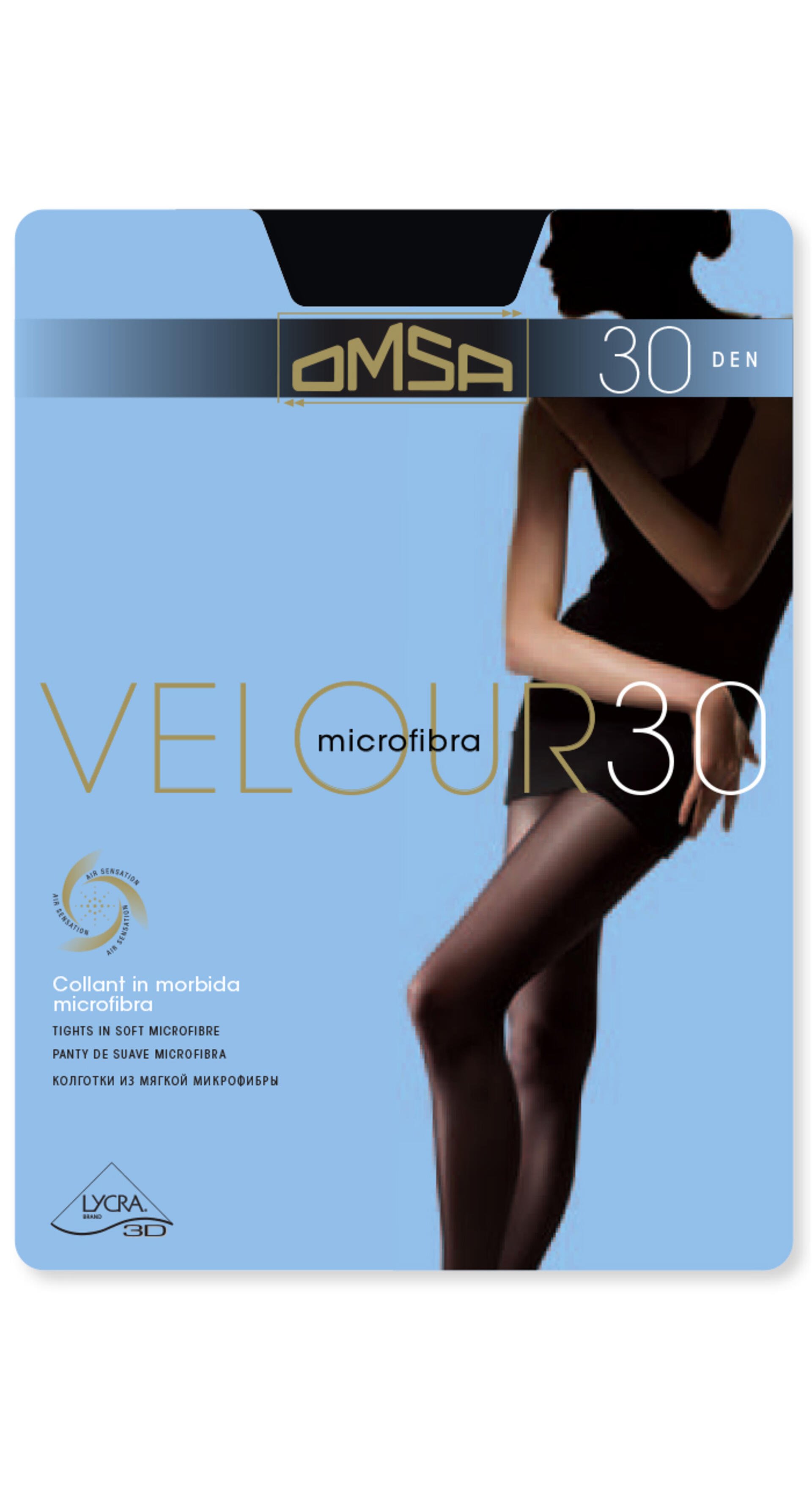 Collant elasticizzato donna omsa velour 30 Omsa | Quattro Stagioni Shop