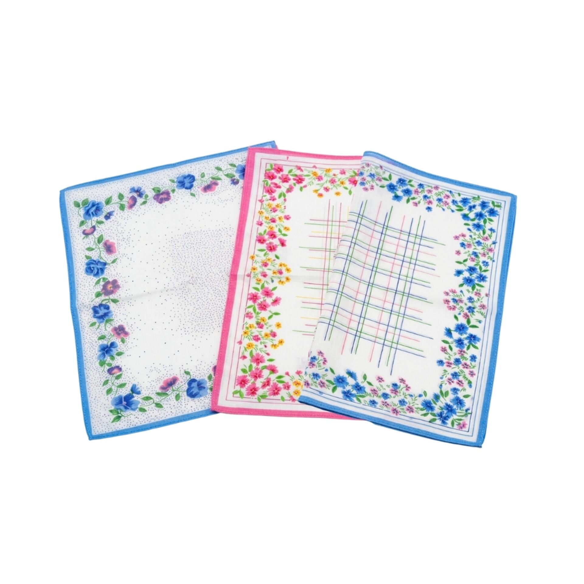 COLOMBO IRIS WOMEN'S COTTON HANDKERCHIEF (12 PIECES) Colombo | Quattro ...
