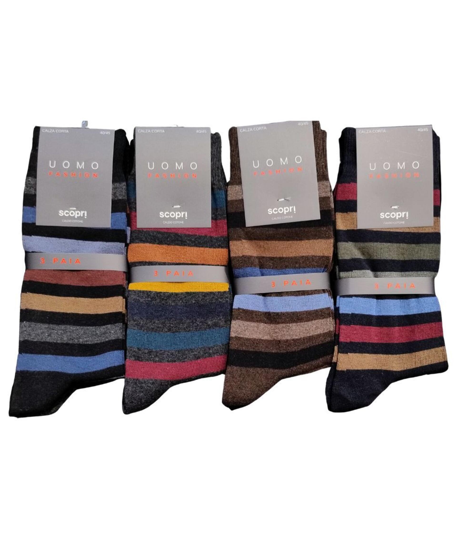 Calcetines cortos para hombre en algodón cálido. Descubre Prisco ...