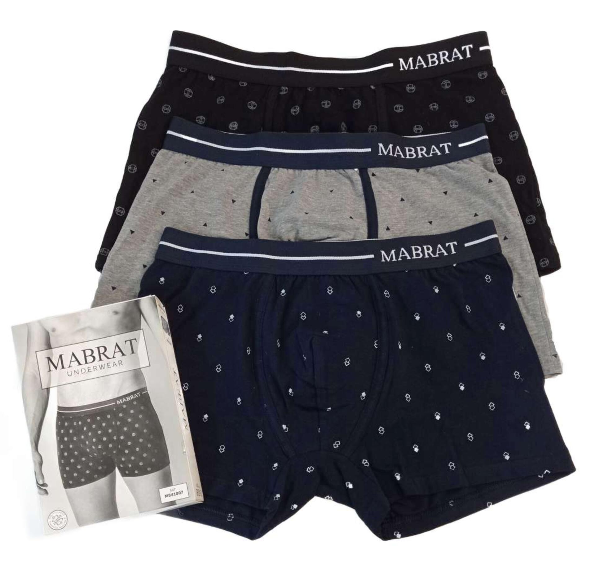 Mabrat MB41007 stretch cotton men's boxer MABRAT | Quattro Stagioni Shop