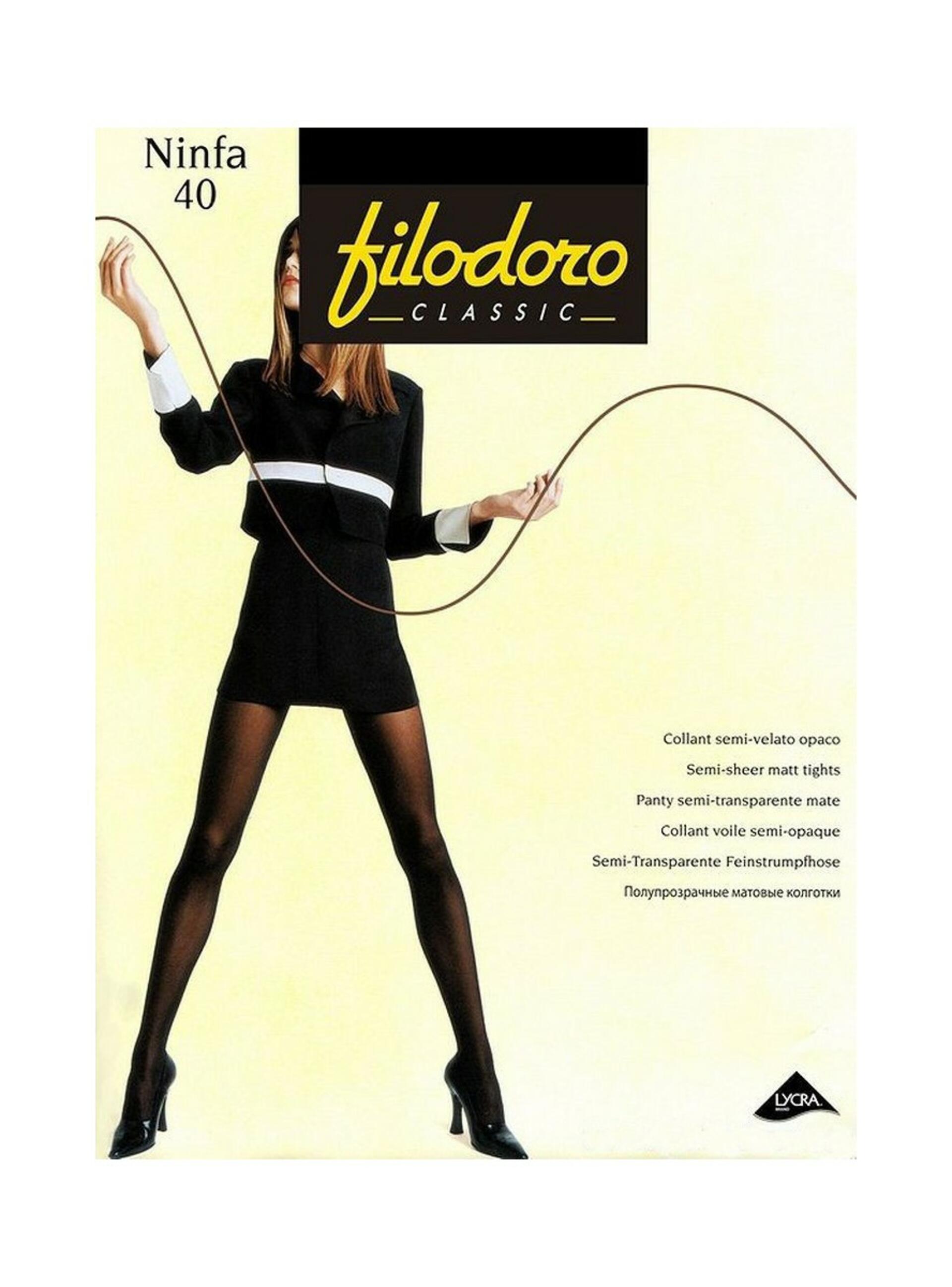 Collant donna tutto nudo in lycra semi velata 40 den. filodoro ninfa 40 ...