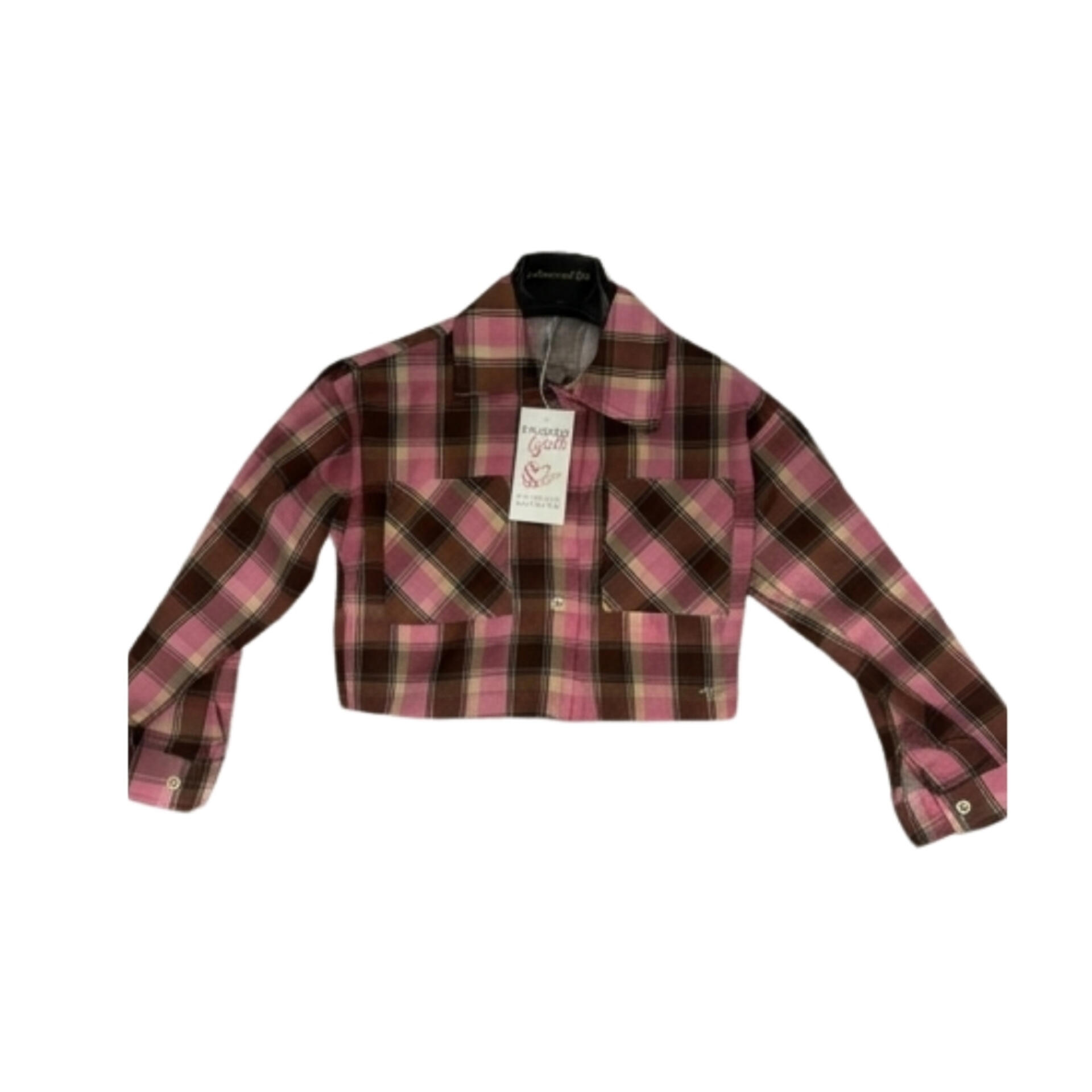 Camicia crop bambina scozzese phard ph3059 (6-12 anni) PHARD | Quattro ...