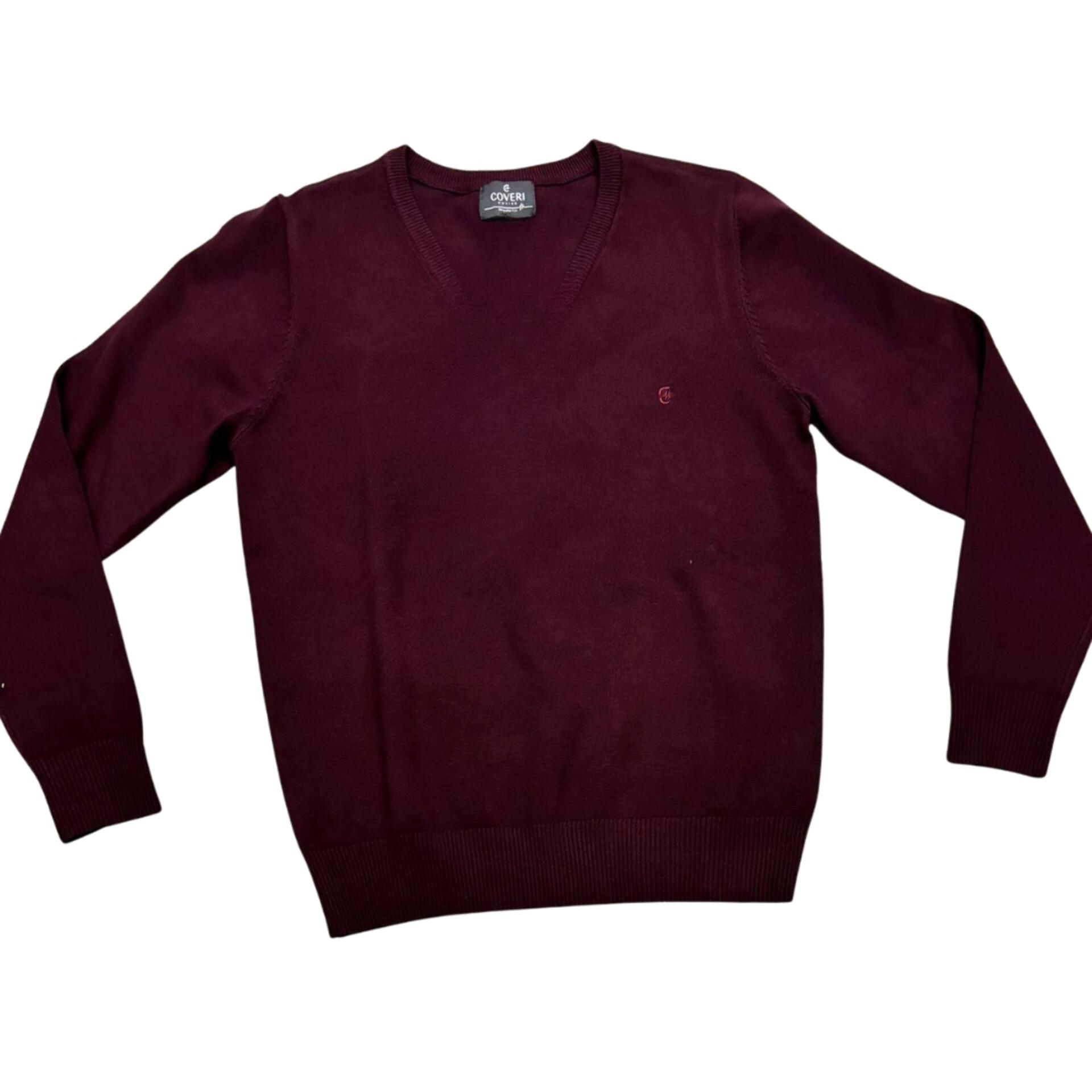COVERI TR1721 MEN'S TRICOT LONG SLEEVE V-NECK SWEATER Coveri Moving ...