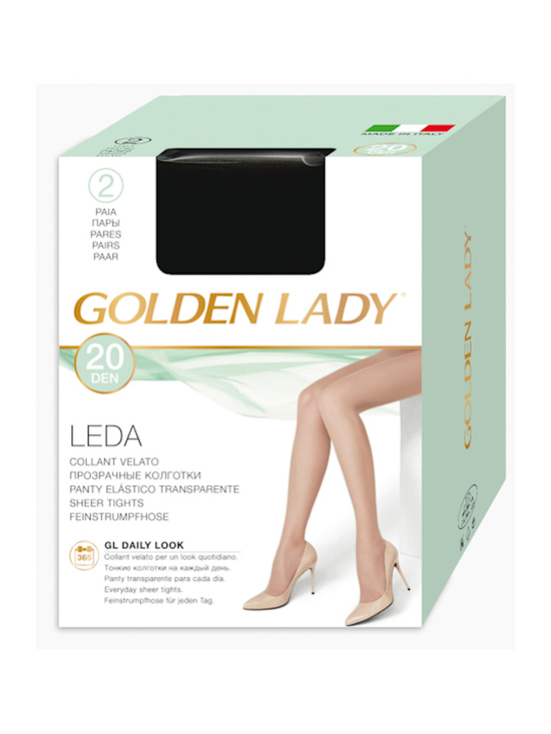 Collant velato donna golden lady leda 20- 2 paia Golden Lady | Quattro Stagioni Shop