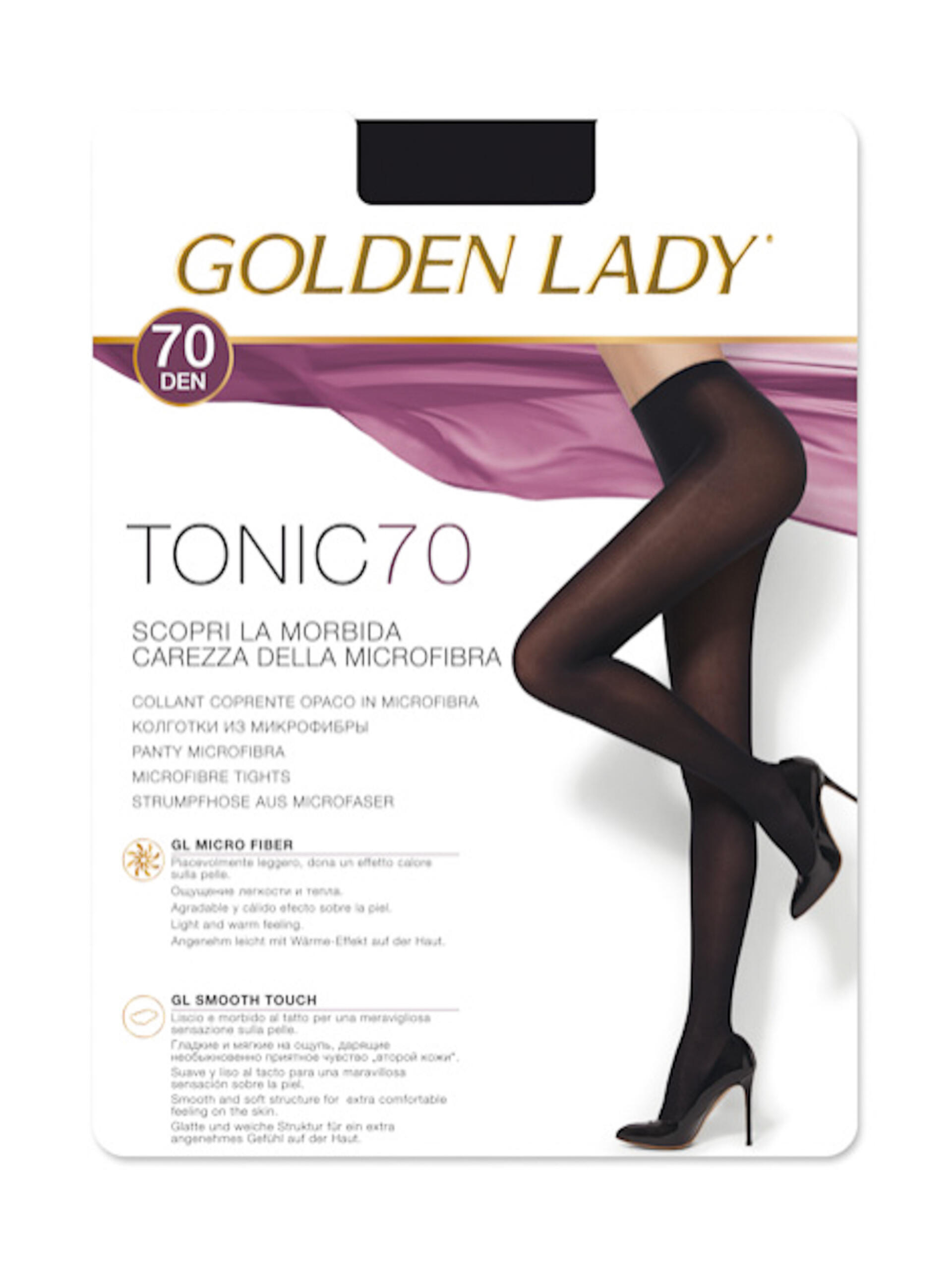 Collant coprente opaco donna golden lady tonic 70 Golden Lady | Quattro ...